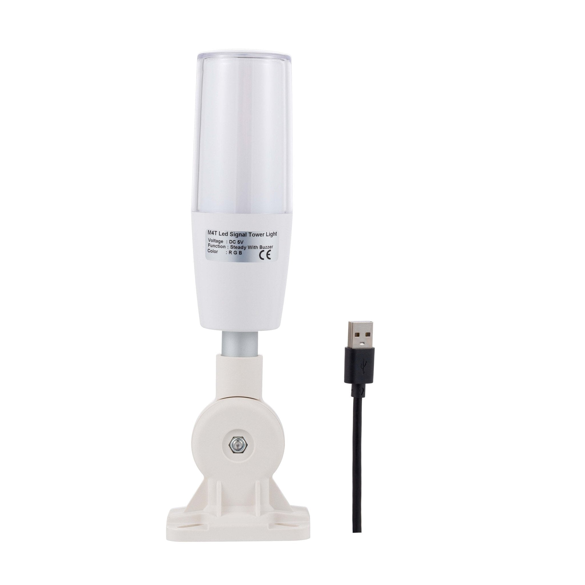 ANDONT 7-Color USB LED Tower Signal Light with Buzzer, 5V DC, ABS Body
